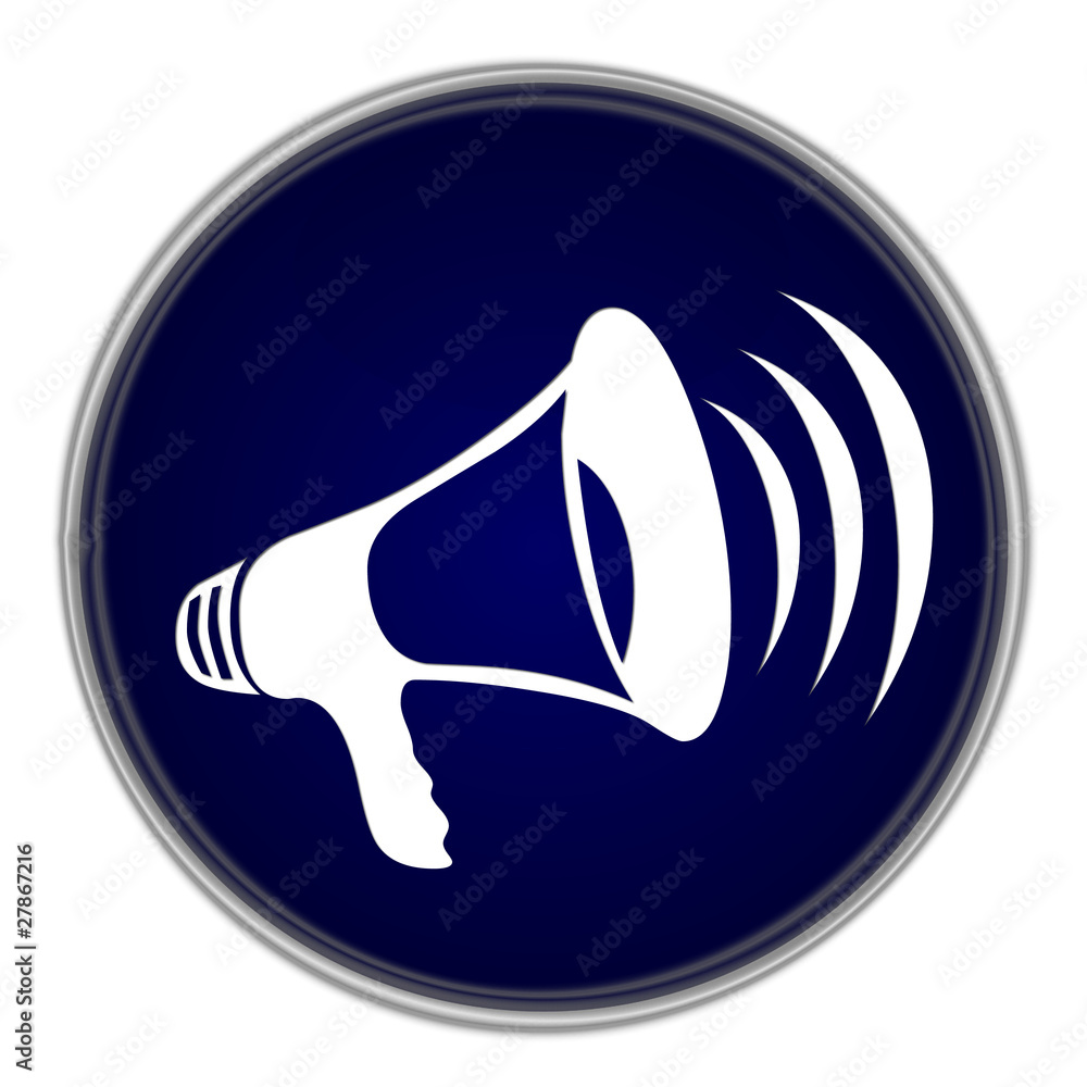 Simbolo megafono ilustración de Stock | Adobe Stock