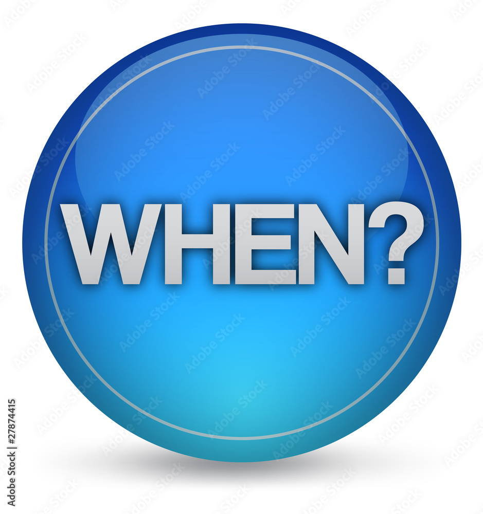 When Icon Stock Illustration | Adobe Stock