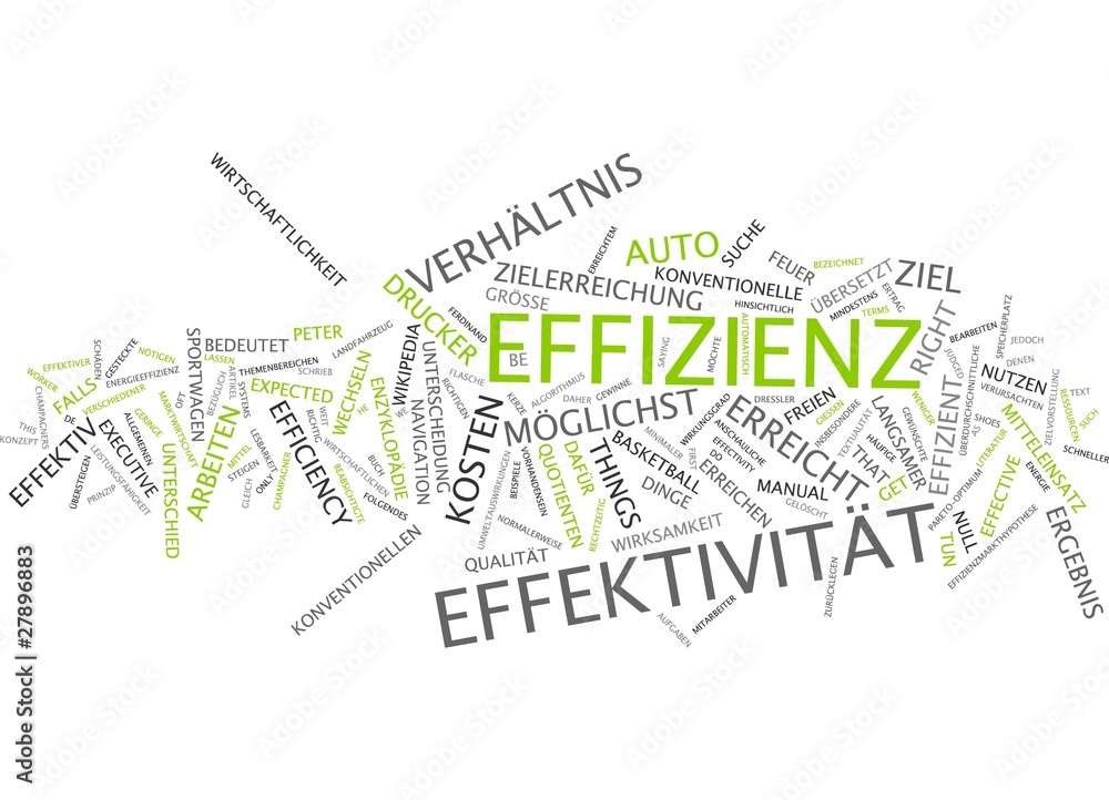 Effektivität und Effizienz Stock-Illustration | Adobe Stock