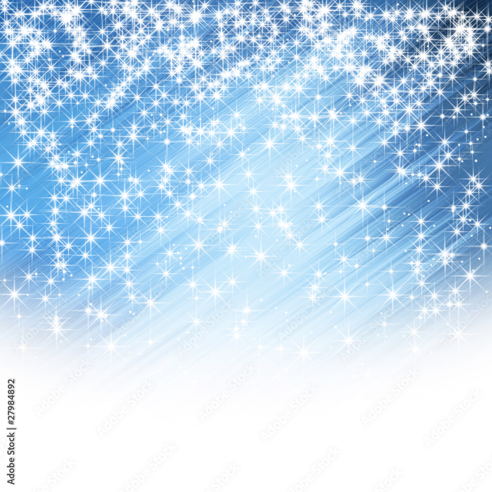 Blue starry background with copy space Stock Illustration | Adobe Stock