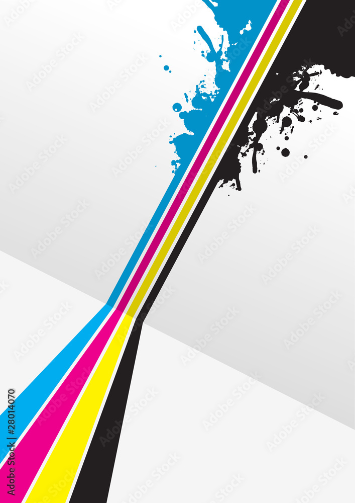 cmyk splash background Stock Vector | Adobe Stock