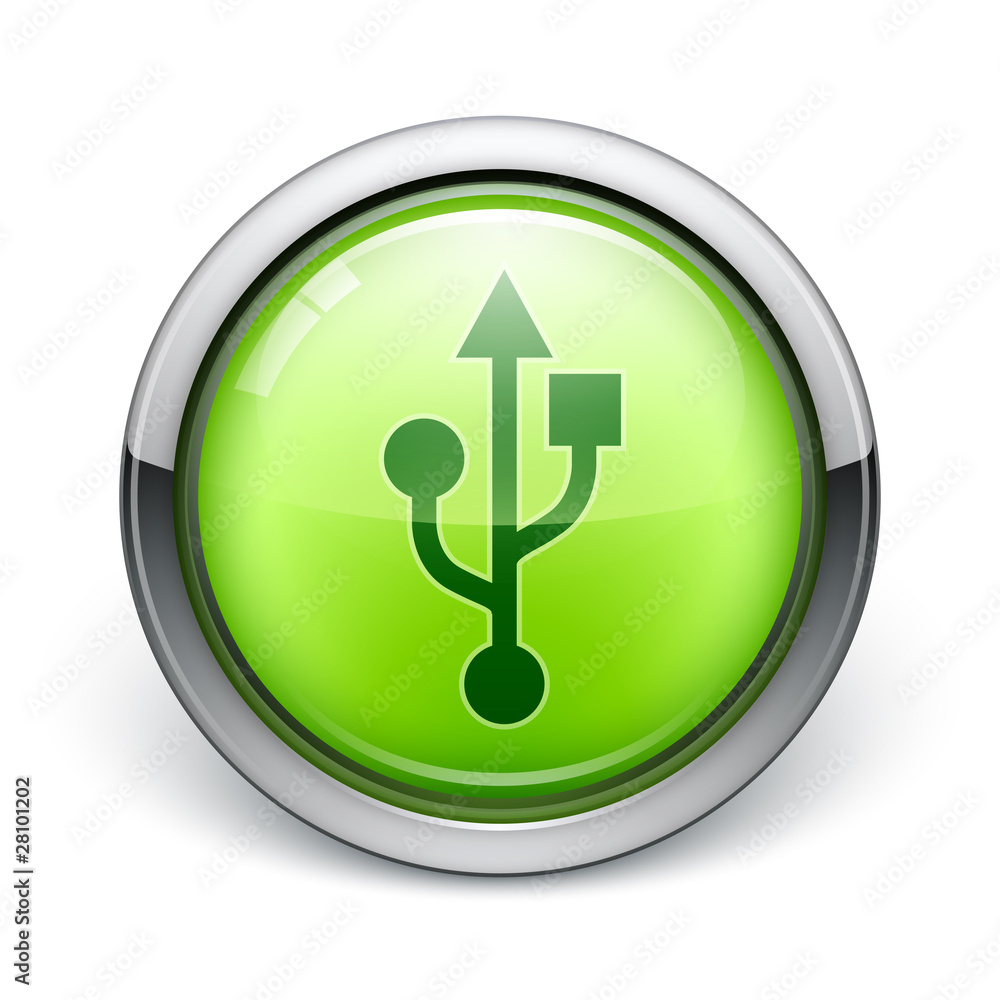 icône usb Stock Vector | Adobe Stock