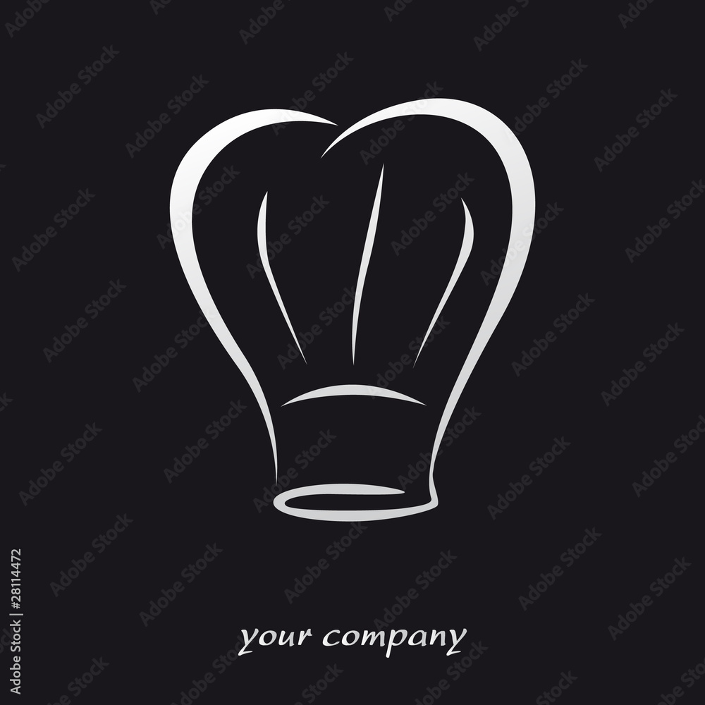 logo entreprise, toque chef cuisinier Stock Vector | Adobe Stock