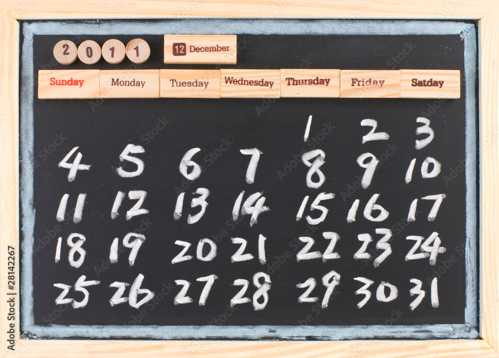 Calendar December 2011