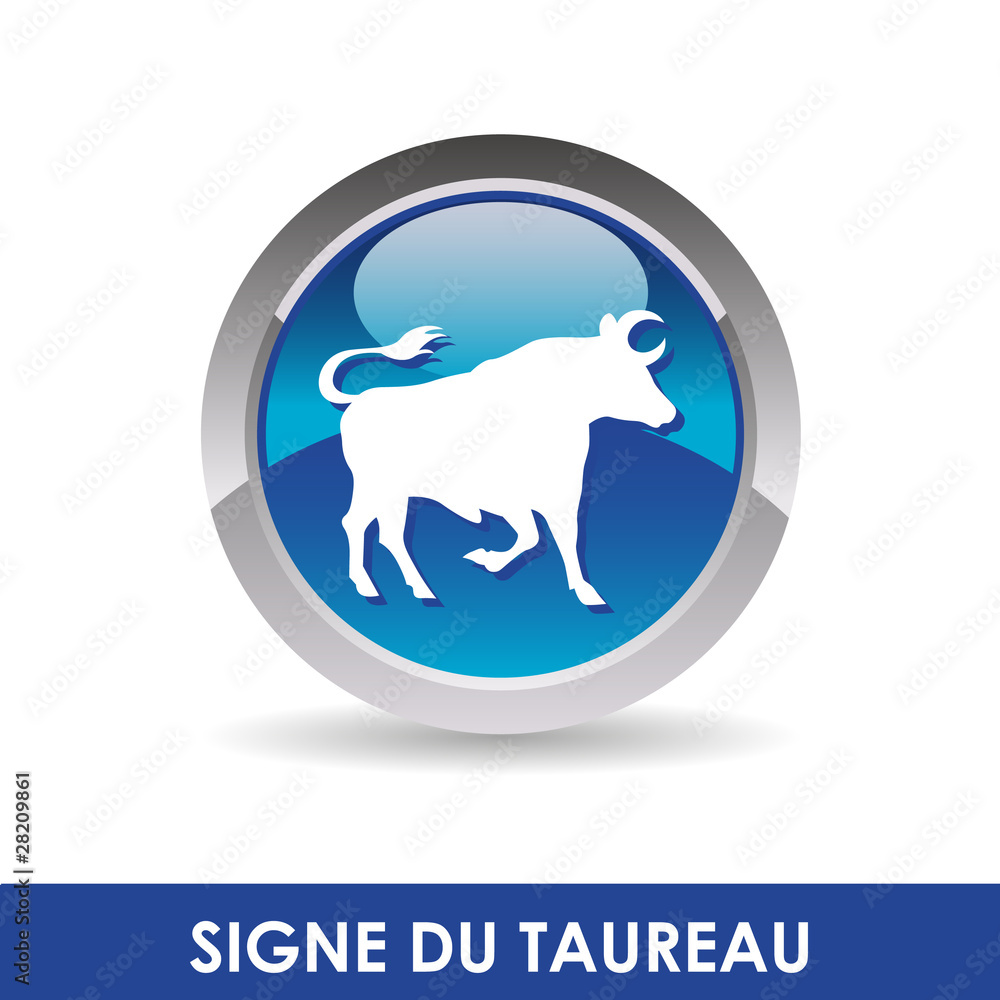 Zodiac star signs : Taureau Stock Vector | Adobe Stock