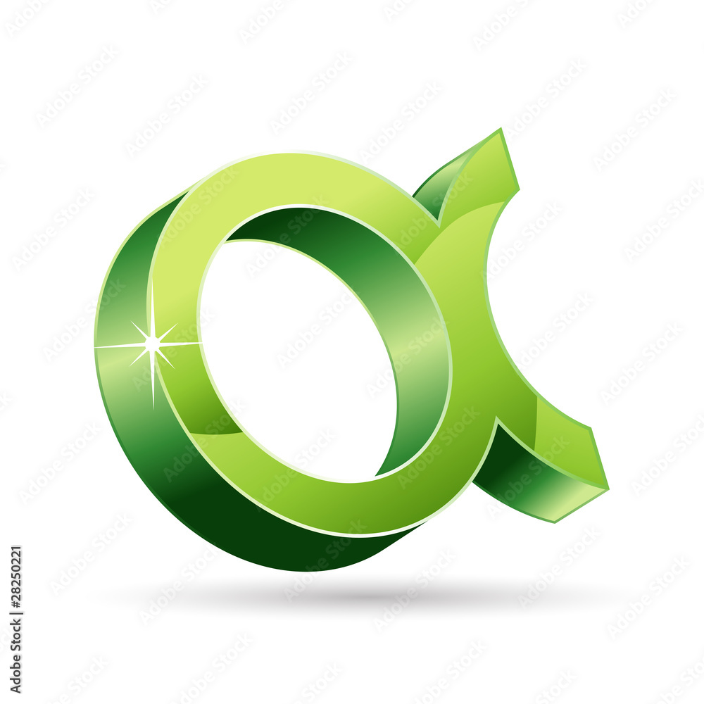 alpha sign Stock Vector | Adobe Stock