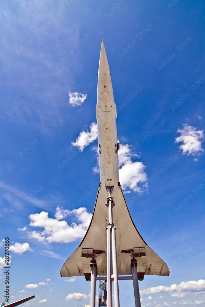 wings of supersonic aircraft Stock Photo | Adobe Stock