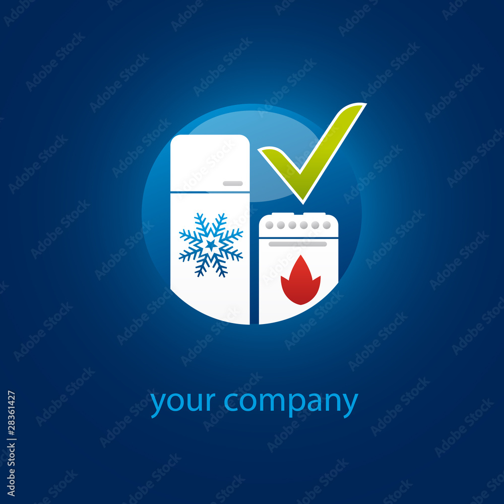 logo entreprise, électroménager Stock Vector | Adobe Stock