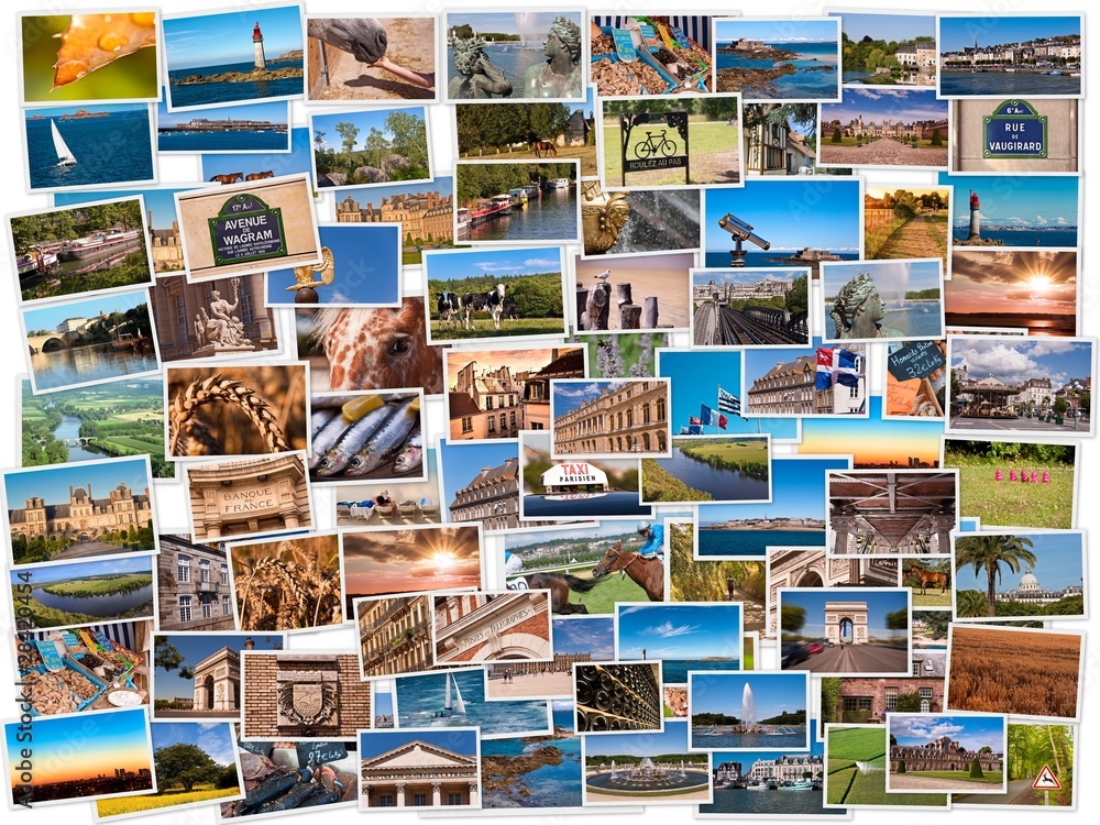 Collage de photos France Stock Photo | Adobe Stock