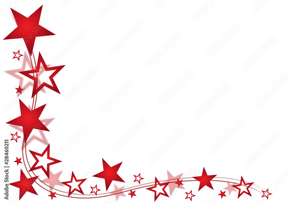 Rote Sterne Stock Illustration | Adobe Stock