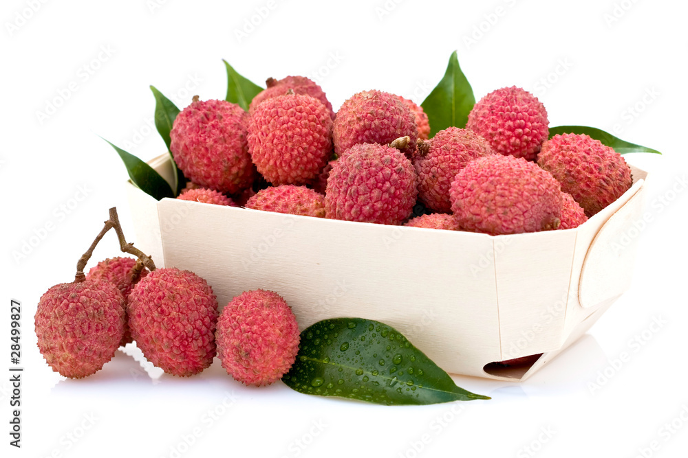 Barquette de letchis frais Photos | Adobe Stock