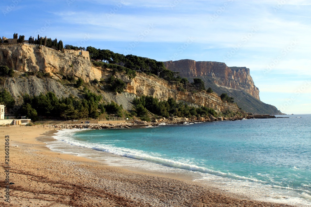Plage de la Grande Mer à Cassis Stock Photo | Adobe Stock