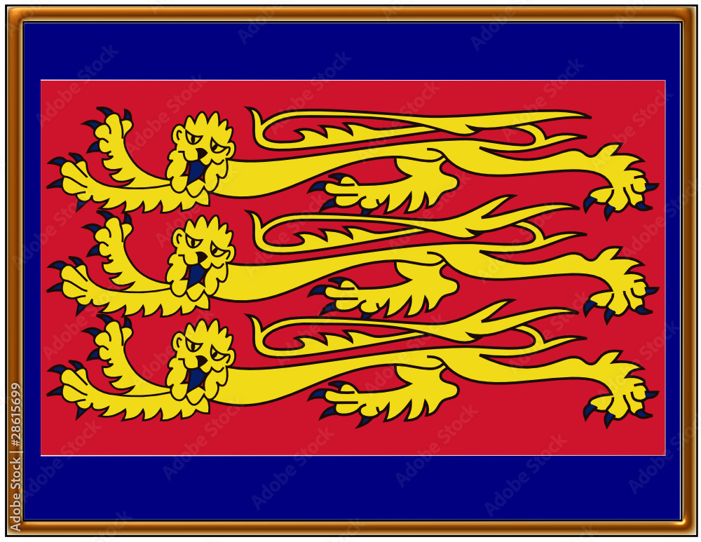 England national emblem coat frame Stock Vector | Adobe Stock