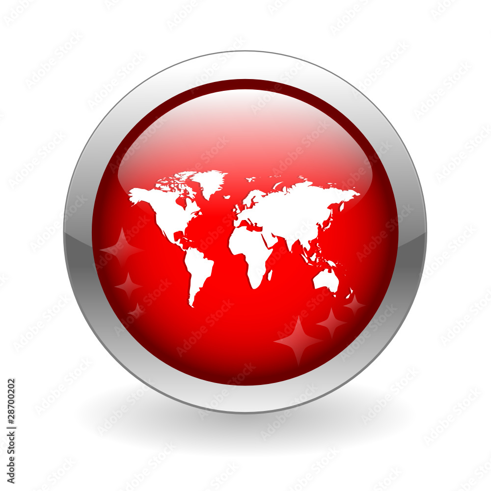 "INTERNATIONAL" Web Button (global world map business travel go) Stock ...