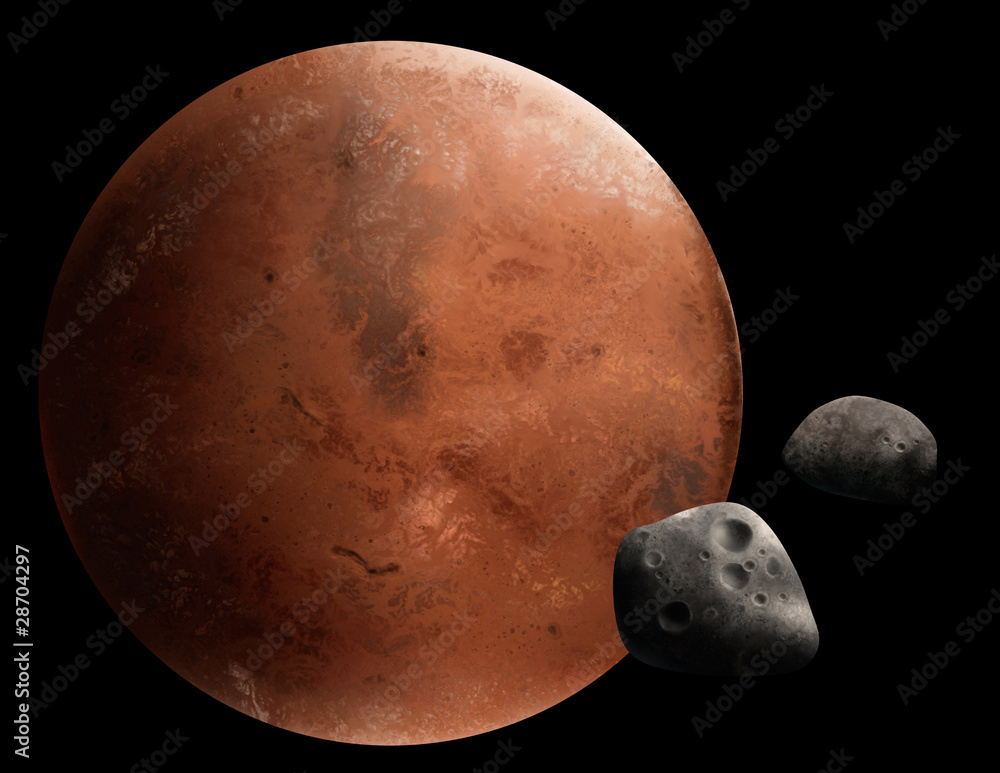 Mars Has Two Moons