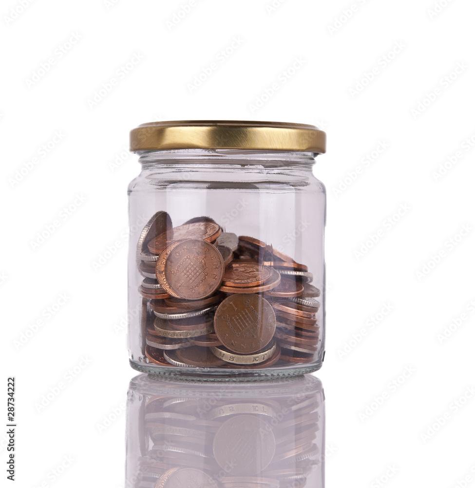 Jar Full Of Coins