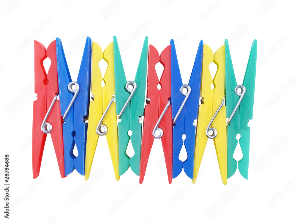 Clips for clothing Stock Photo | Adobe Stock