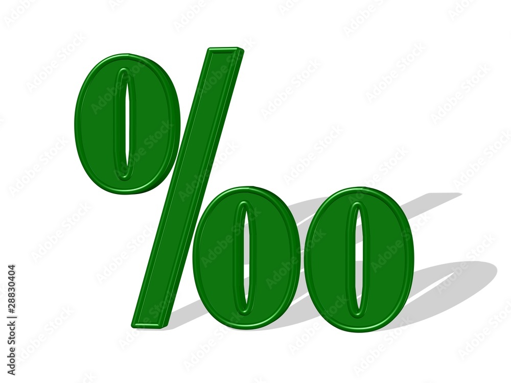 Promille Stock-Illustration | Adobe Stock