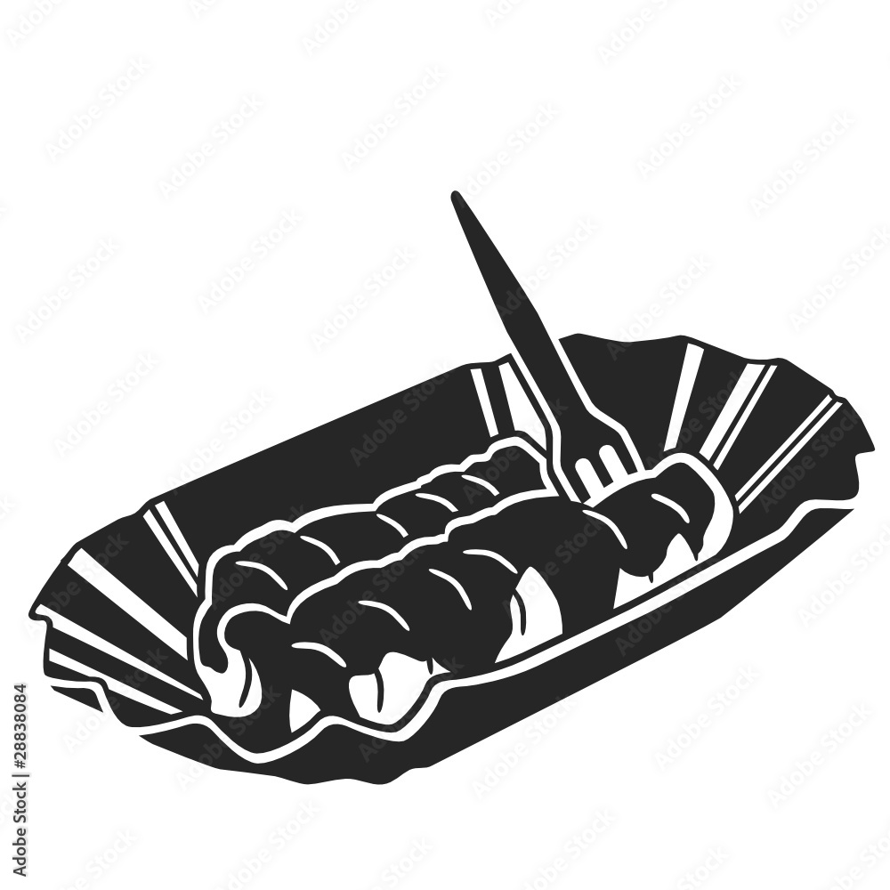 currywurst Stock-Vektorgrafik | Adobe Stock