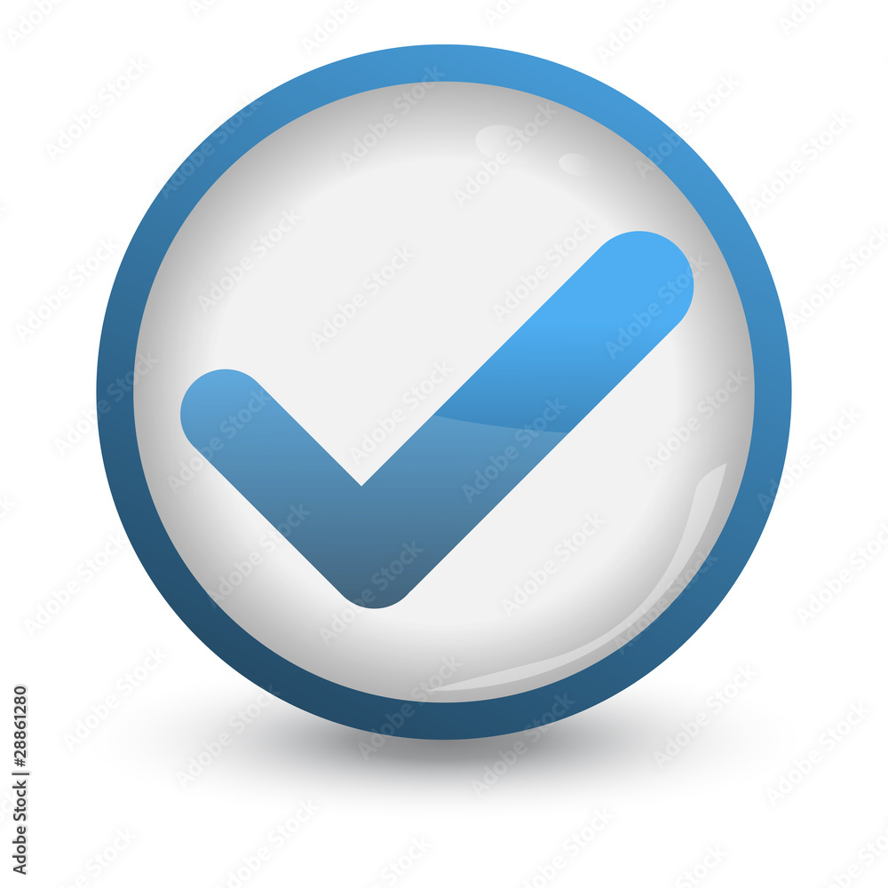 Symbole vectoriel coche validation 05 Stock Vector | Adobe Stock