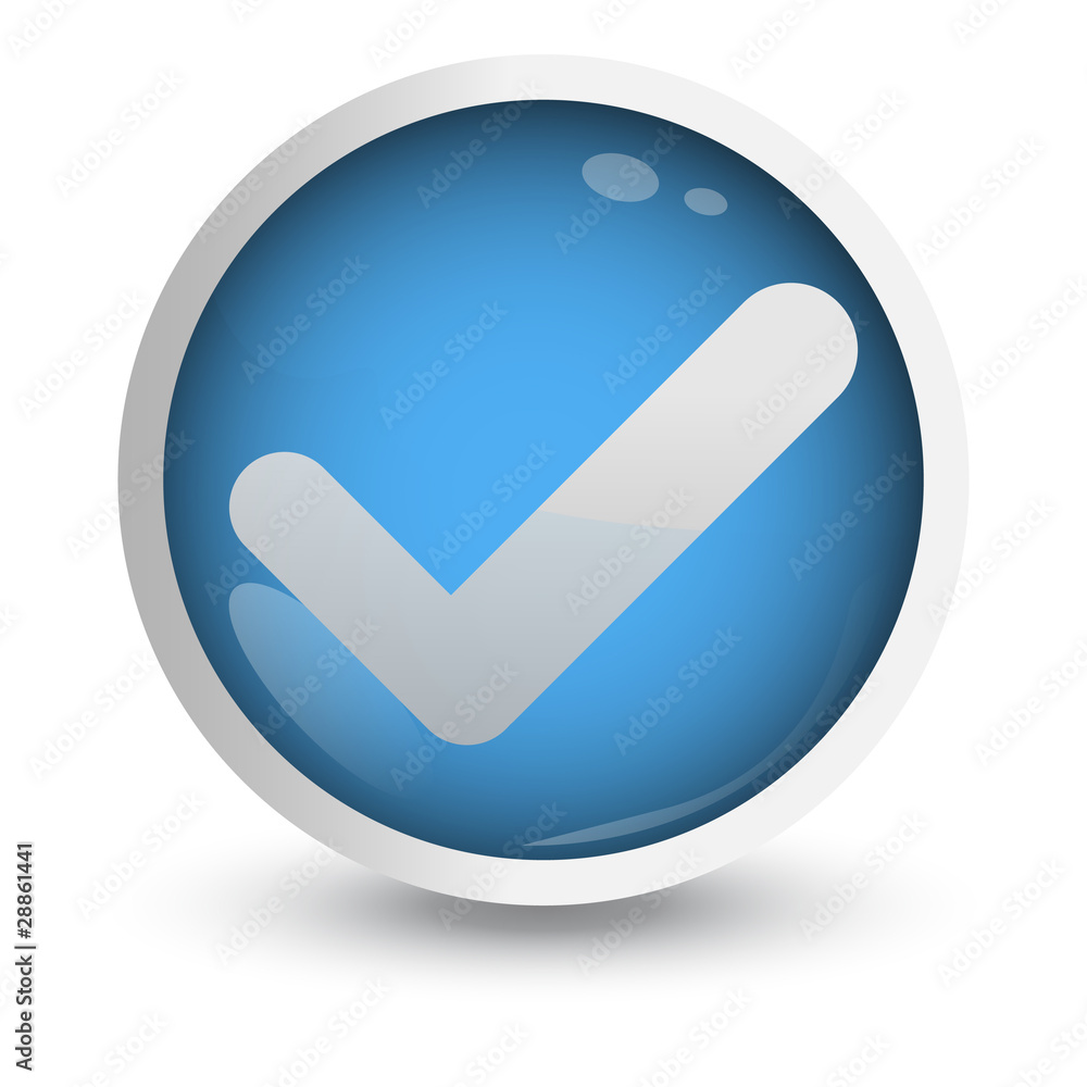 Symbole vectoriel coche validation 06 Stock Vector | Adobe Stock