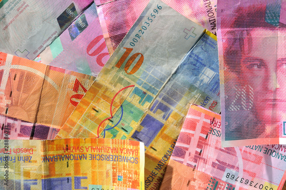 schweizer geldscheine Stock Photo | Adobe Stock