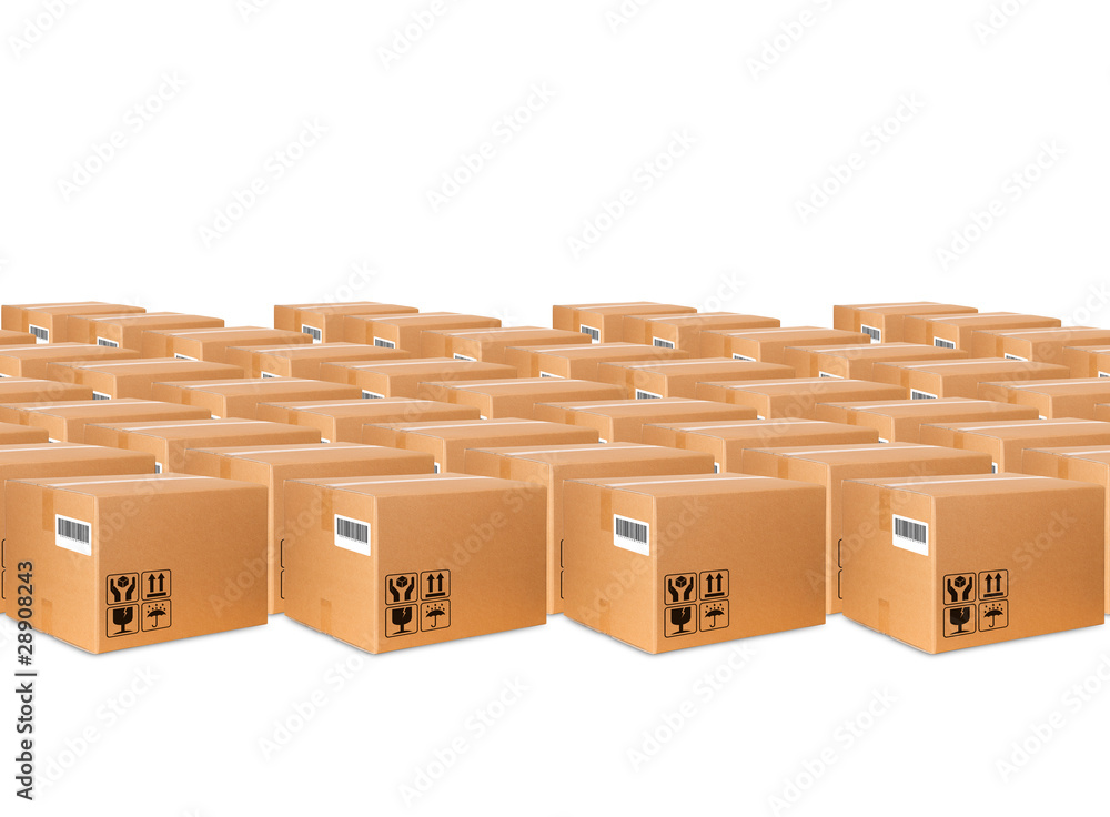 Foto Stock Sfondo scatole | Adobe Stock