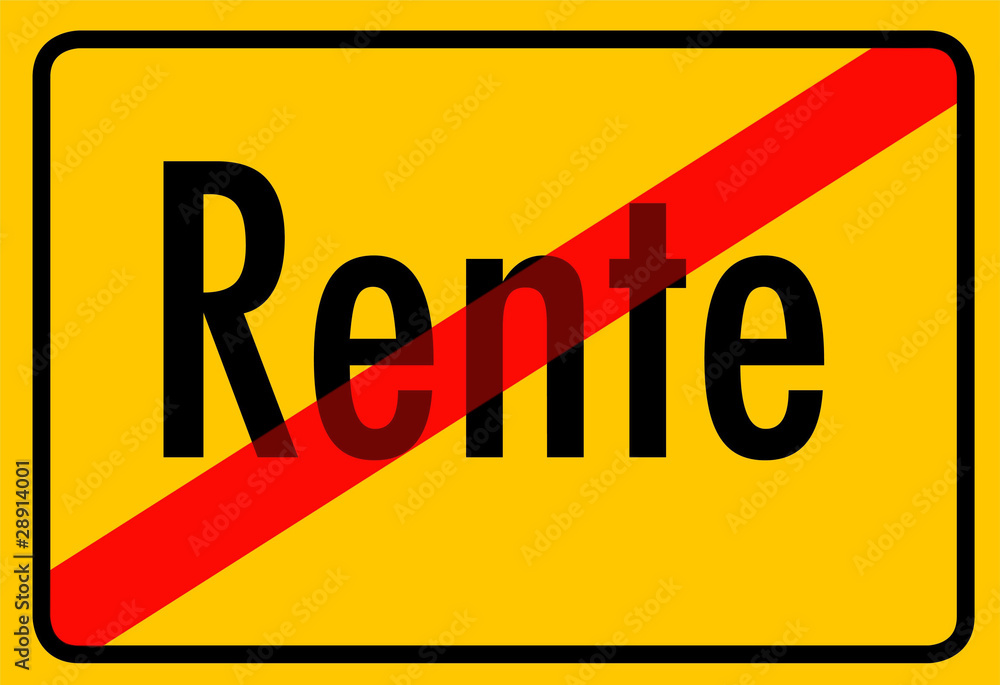 Rente Symbol Stock-Illustration | Adobe Stock