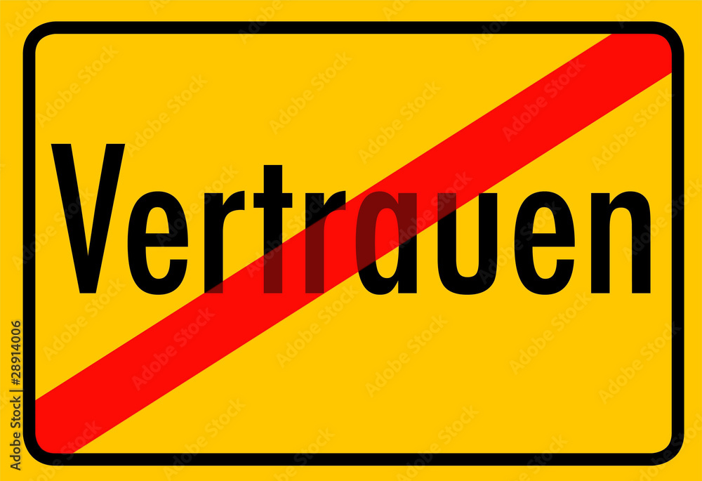 Vertrauen Symbol Stock-Illustration | Adobe Stock