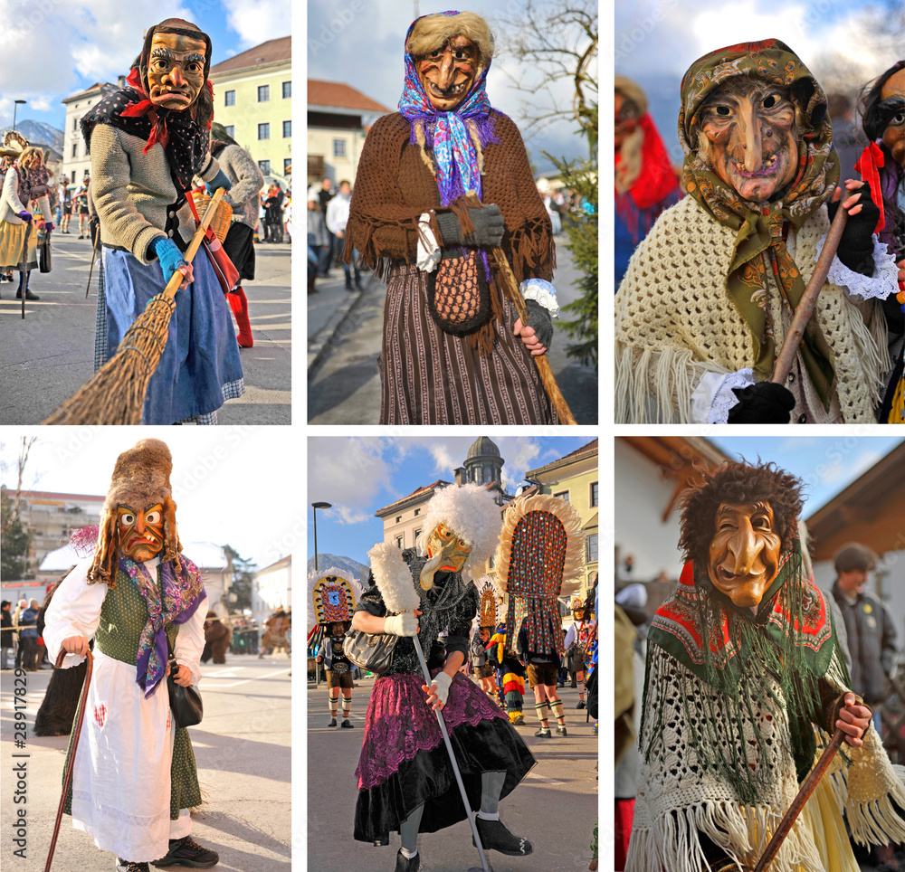 Foto de Hexen im Fasching - Karnevalsumzug do Stock | Adobe Stock