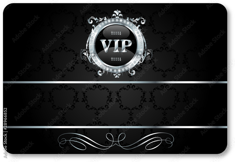 VIP card Stock Vector | Adobe Stock