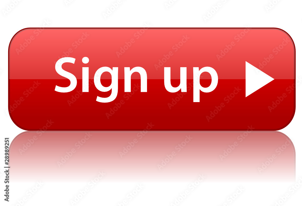 "SIGN UP" Button (register open account join now subscribe free) Stock ...