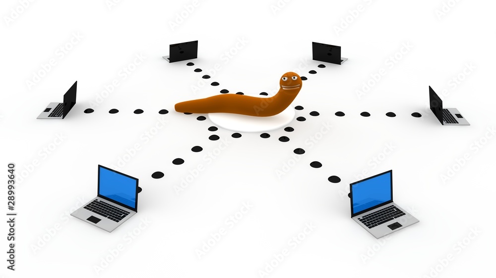 Worm concept Stock Illustration | Adobe Stock