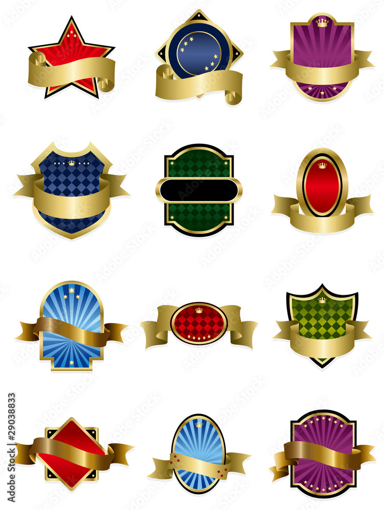 cartoon label icon Stock Vector | Adobe Stock