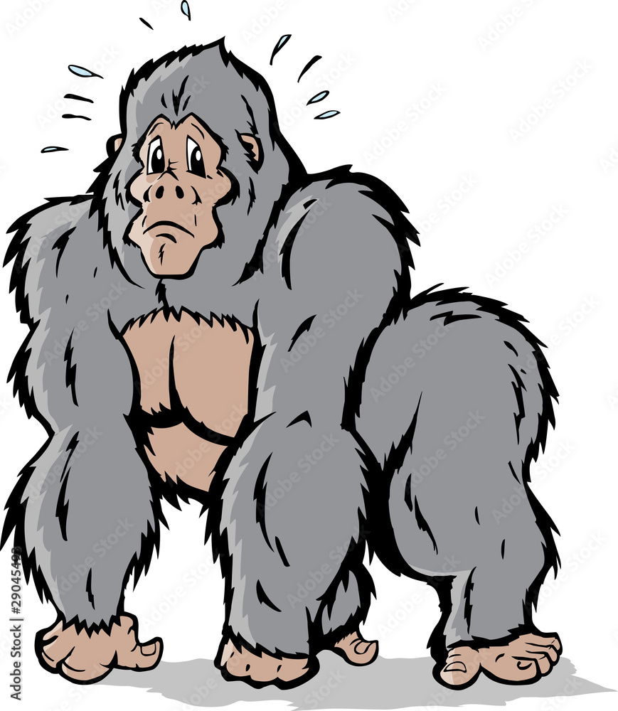Scared Gorilla