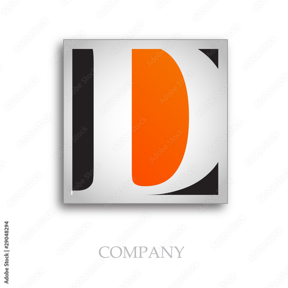 Logo initial letter D # Vector Stock Vector | Adobe Stock