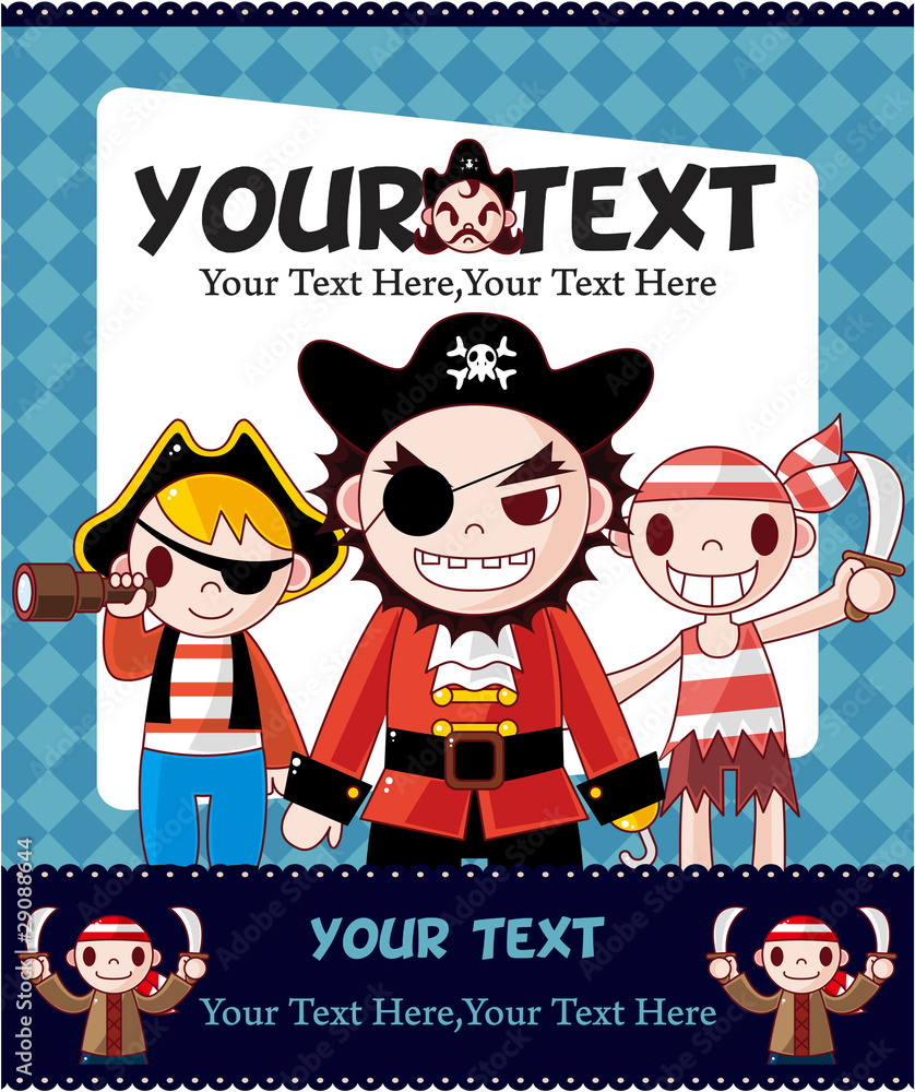 cartoon pirate icon Stock Vector | Adobe Stock