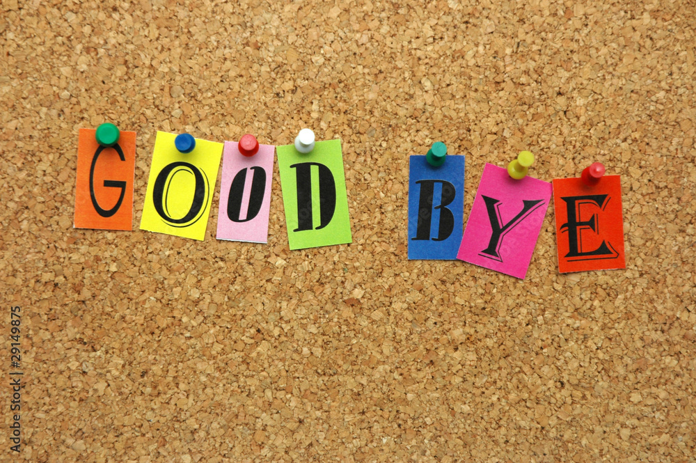 Good bye Stock Photo | Adobe Stock