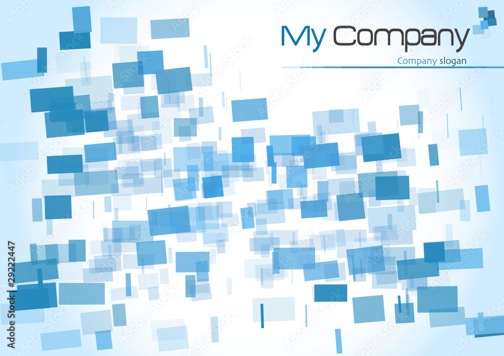 Abstract blue layout for your prints Stock Vector | Adobe Stock