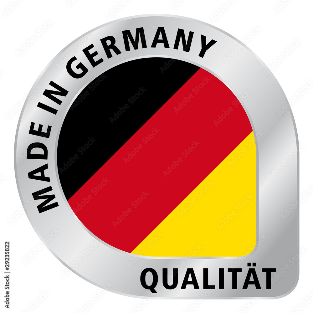 Made in Germany - Qualitätssiegel Stock-Vektorgrafik | Adobe Stock