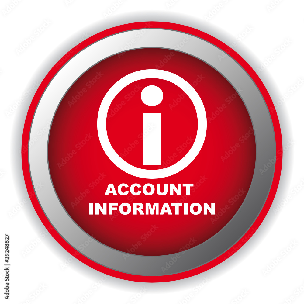 ACCOUNT ICON Stock Vector | Adobe Stock