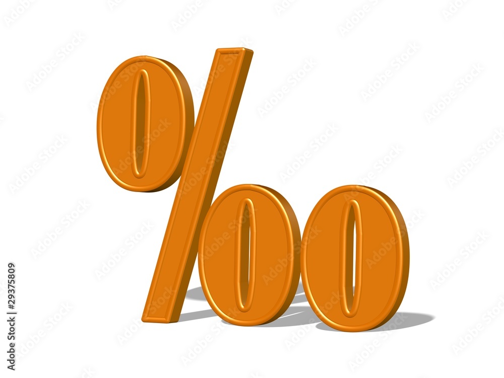 Promille Stock-Illustration | Adobe Stock