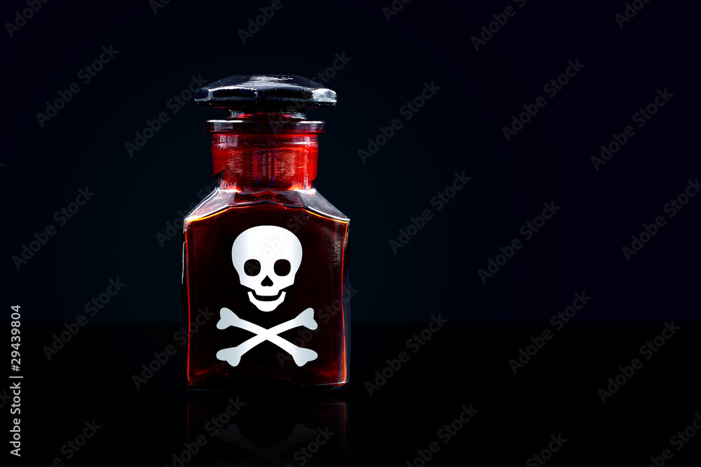 Poison bottle Stock Photo | Adobe Stock