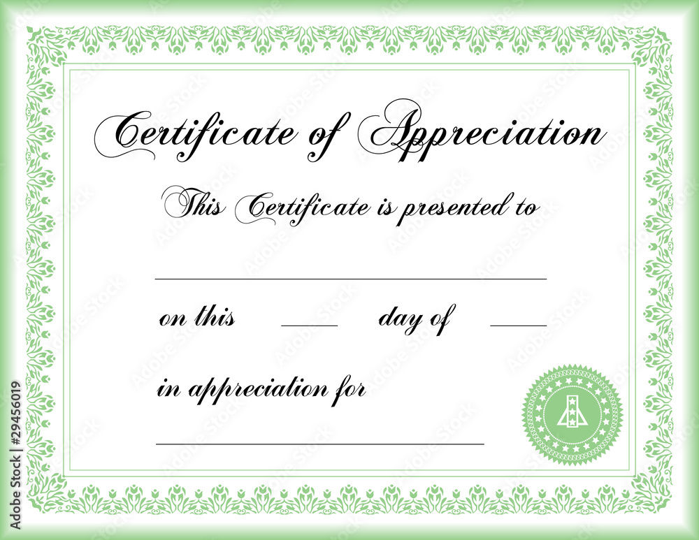 Certificate Border.Sample text can be easily replaced. Stock Vector ...