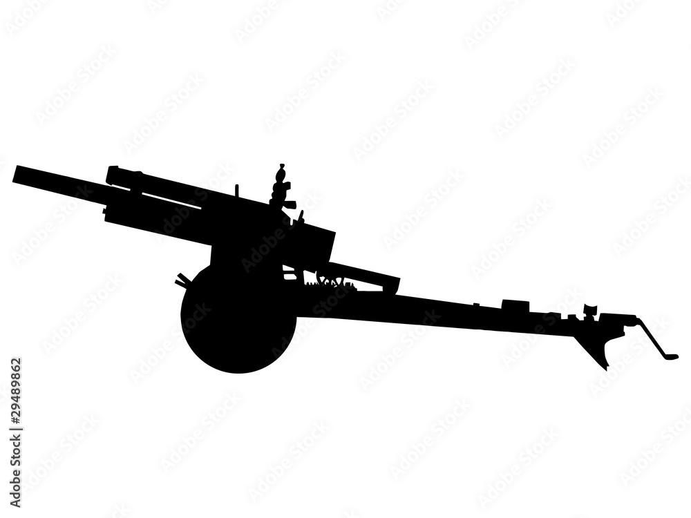 WW2 - Field Artillery Stock Vector | Adobe Stock