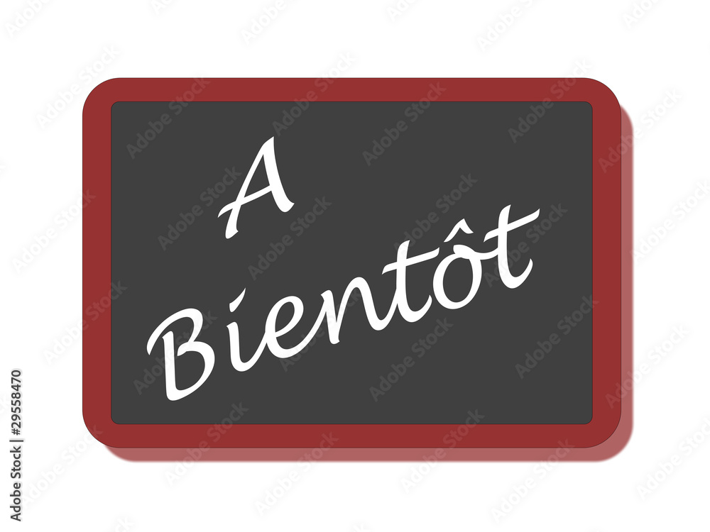 PANNEAU A BIENTOT Illustration Stock | Adobe Stock