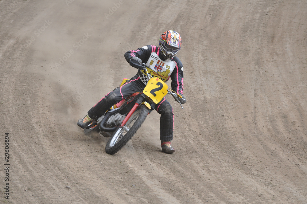 Motorradrennen Stock-Foto | Adobe Stock