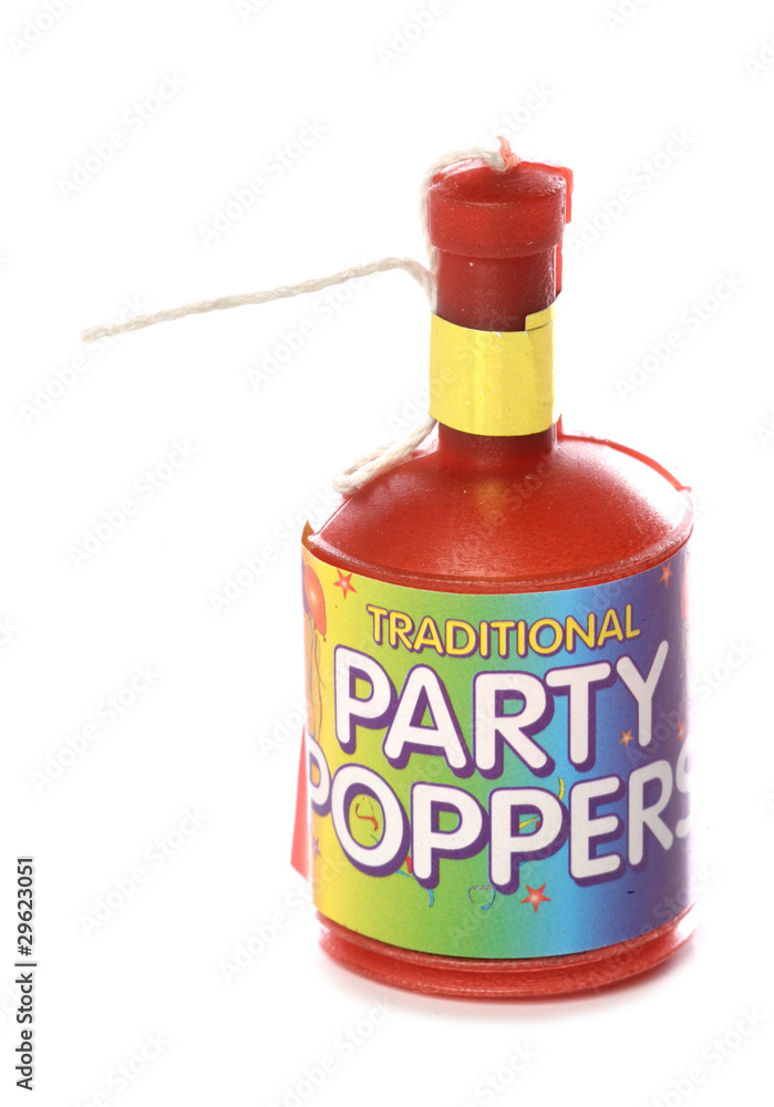 Party popper Stock Photo | Adobe Stock