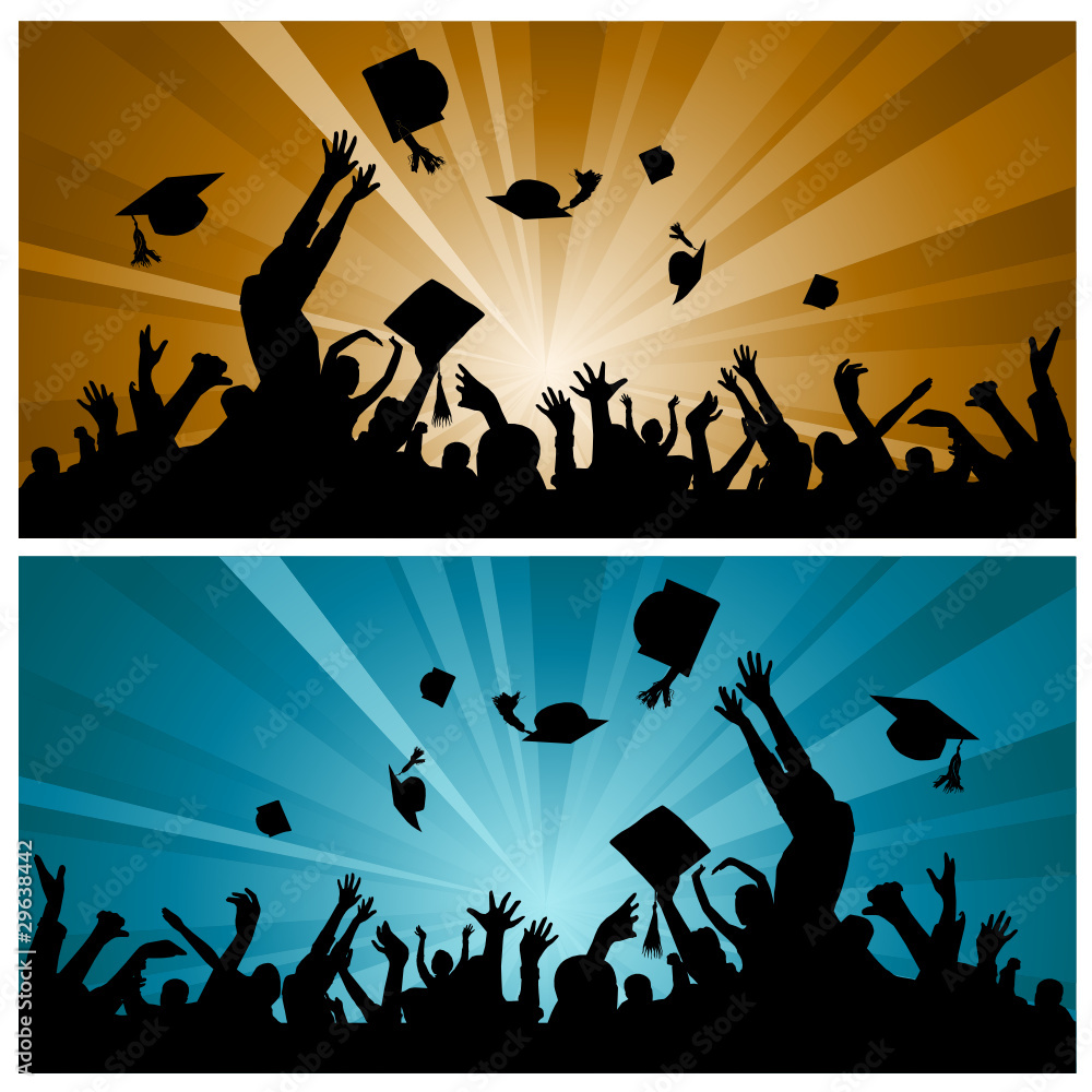 graduation party Stock Vector | Adobe Stock