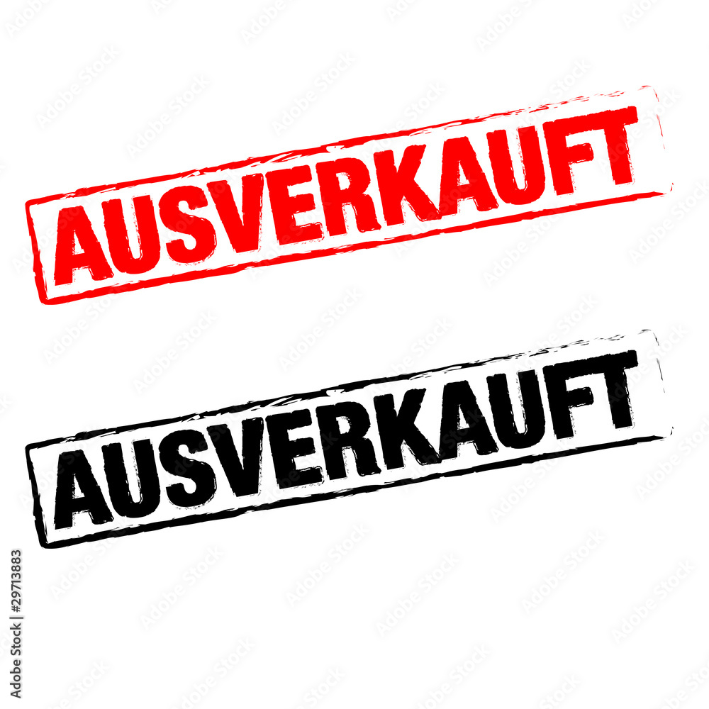 Ausverkauft Stempel Stock-Vektorgrafik | Adobe Stock